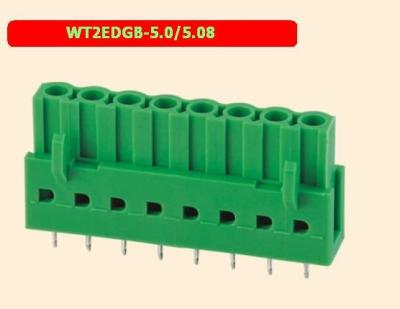 China Stable 300V Pluggable PCB Terminal Block 5.0 / 5.08 Mm Connector for sale