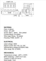 China Pluggable 300V Screw Connector Block 5.08mm Screw Type Terminal Blocks for sale