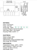 China 300v 8a Pcb Terminal Connector 2P-24P  Power Terminal Block Pluggable Type for sale
