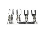 China Y Type Copper 3.2mm Non Insulated Wire Crimp Terminal for sale