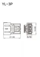 China Connector VL-03 Plastic Shell 6.2 Pitch VL Series Connector Instead Of JST for sale