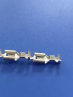 China 187 M8 Continuous Straight Female Plug Spring Terminal Copper / Tin AMP 63477-2 for sale