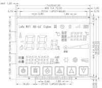 China Customized STN HTN FSTN LCM T6963C TFT LCD Screen Display Module for sale