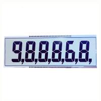 China Gas Station Petrol Pump Oil Machine Mono Metal Pin 6 Digits 7 Segments LCD Module for sale