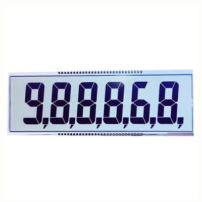 China Gas Station Petrol Pump Oil Machine Mono Metal Pin 6 Digits 7 Segments LCD Module for sale