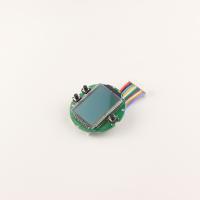 China VA Black Round Shape 3.0V Monochrome VA 7 Segment Lcd Display Module for sale