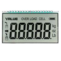 China Reflecive 7 Segment Monochrome LCD Screen Module support Customize for sale