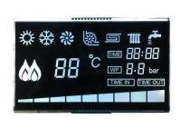 China Reflecive 7 Segment Monochrome LCD Screen Module support Customize for sale