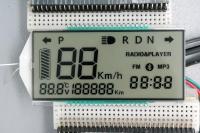 China Transmissive Monochrome LCD Module Electric Vehicle Dashboard for sale