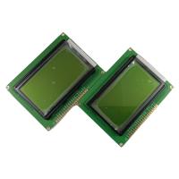 China COB STN Monochrome LED Backlight Yellow-green 128*64 Dot Matrix LCD Display Module for sale