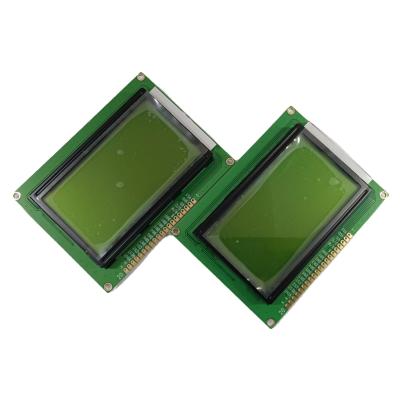 China COB STN Monochrome LED Backlight Yellow-green 128*64 Dot Matrix LCD Display Module for sale