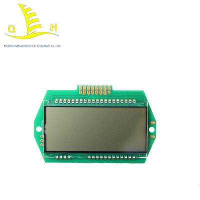 China 6 O'Clock 1/3 Bais Lcd Segment Display With Glass Panel for sale