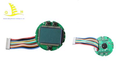 China White Led Backlight Transmissive 6 O'Clock STN Seven Segment Lcd Module for sale
