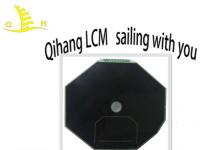 China VA Black Round Shape 3.0V Monochrome VA 7 Segment Lcd Display Module for sale