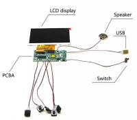 China Custom OEM Video Brochure Module 4.3 Inch TFT LCD Screen Module for sale