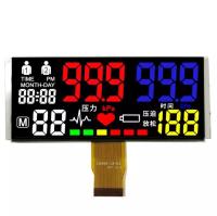 China Dot Matrix TN White Character Black Background LCD Screen Module for sale
