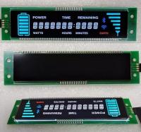 China TN HTN Blue HT1621 Controller Monochrome Seven Segment LCD Screen Display Module for sale