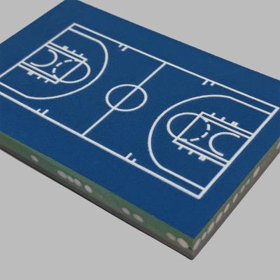China Solvent-Free Sports Court | Low VOC Outdoor Court Floor for sale