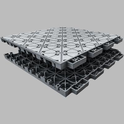 China Competition Modular Sports Flooring | 21mm Shock Absorbing Basketball Court Tiles for sale