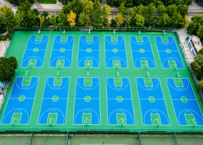 China Classic Silicon PU Court | Durable Outdoor Sports Flooring System for sale