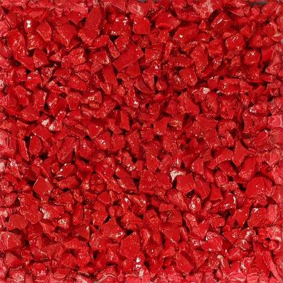 China Red EPDM Rubber Granules 1-3mm for Running Track | Durable for sale