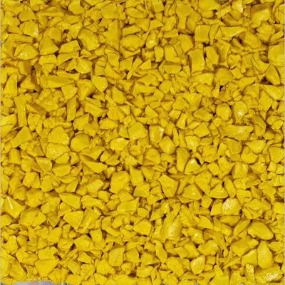 China High-Visibility Yellow EPDM Granules for Playground | Shock-Absorbing for sale