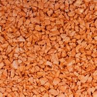 China Orange EPDM Rubber Granules | UV Resistant Sports Surface Material for sale