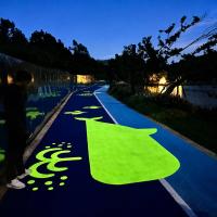China Glow in the Dark EPDM Rubber Granules for Running Tracks & Safety Flooring for sale