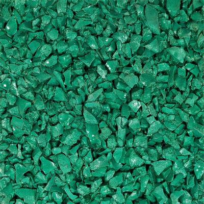 China Green EPDM Rubber Granules 1-3mm for Playground | Durable for sale