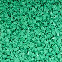China Green EPDM Rubber Granules 1-3mm for Playground | Durable for sale