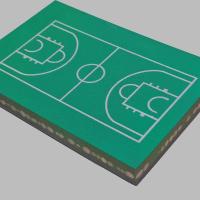China Solvent-Free Sports Court | Low VOC Outdoor Court Floor for sale