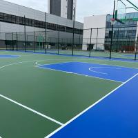 China Cushioned Sports Court | Durable Anti-Slip Basketball Court Surface for sale