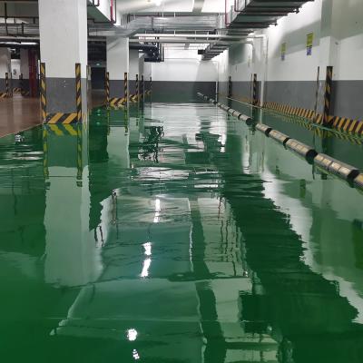 China Self-Leveling Epoxy Flooring | Seamless Glossy Industrial Floor for sale