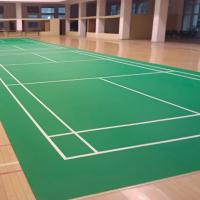 China Silicon PU Badminton Court | Shock Absorption & Fast Energy Return for sale
