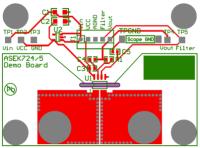 China current sensor IC Allegro ACS724LLCTR-05AU-T with differential hall sensing rejecting common mode interference for sale