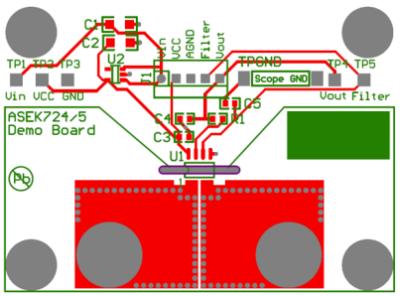 China current sensor IC Allegro ACS724LLCTR-05AU-T with differential hall sensing rejecting common mode interference for sale
