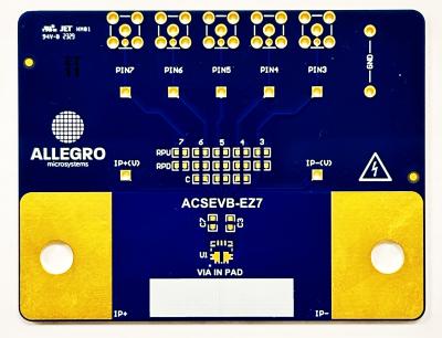 China Compact automotive current sensor ALLEGRO ACS37220LEZATR-100B5 with 200 amp capacity and wettable flank QFN package for sale
