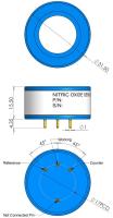 China Nitric Oxide Detection Sensor Amphenol SGX-7NO-100 Featuring Less Than 30 Seconds T90 Response Time for sale