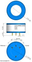 China Chlorine Gas Sensor Amphenol SGX-7CL2 Offering Accurate Measurement and Stable Output for Industrial for sale