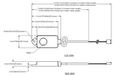 China Carbon Dioxide Sensor Amphenol T3022-1-5K-5 Featuring Lifetime Calibration and REACH ROSH Compliance for sale
