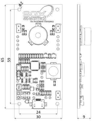 China Battery Operated Methane Gas Sensor Amphenol NGM-1 with Visual Audible Alarm and RS232 Communication for sale