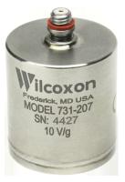 China Seismic measurement accelerometer Amphenol 731-207 with 10 32 UNF mounting and ISO 9001 manufacturing for sale