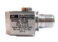 China low frequency accelerometer Amphenol 787-500-D2 with captive hex head screw and safety wire hole mounting for sale