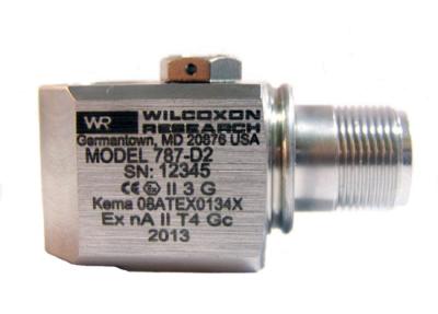 China low frequency accelerometer Amphenol 787-500-D2 with captive hex head screw and safety wire hole mounting for sale
