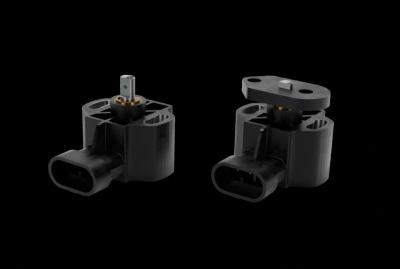 China Durable rotary position sensor Amphenol HRPS-F-360S-RE-E with 360 degree feedback and IP69K sealing for sale