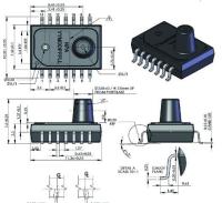 China Miniature Surface Mount Pressure Sensor Amphenol NPA-500M-02WG with Less Than 15 Percent Total Error Band for sale