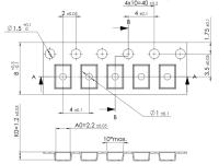 China AMS AS7343L DLGM sensor featuring programmable GPIO LED driver and IC interface for spectral data access for sale