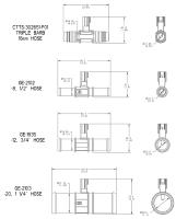 China inline fluid temperature sensor Amphenol GE-2103 engineered for precise thermal management and control for sale