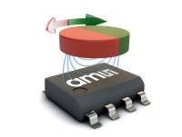China 12 bit magnetic angle position sensor AMS AS5161 HSOM with CMOS technology and angular output signal for sale