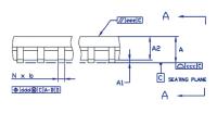 China 12 bit magnetic angle position sensor AMS AS5161 HSOM with CMOS technology and angular output signal for sale